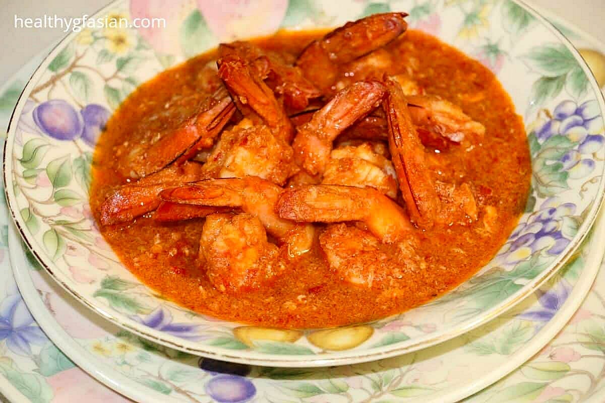 Singapore Chilli Prawns Gluten Free