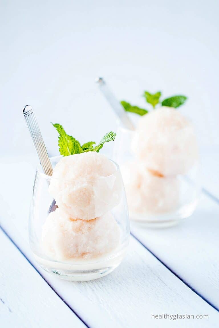 Lychee Sorbet Gluten Free Vegan